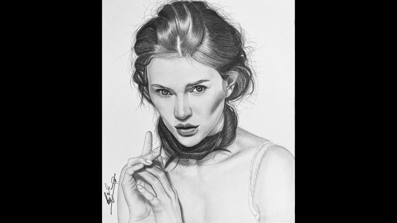 how to draw a red hair using pencil | pencil drawing tutorial | quick ...