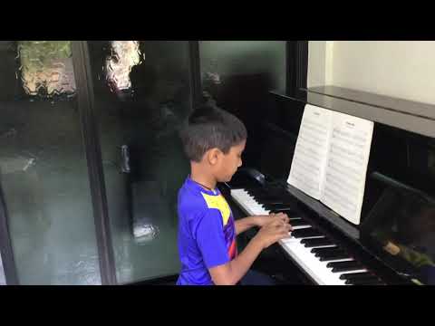 IAN DIAS PERFORMING MANGO WALK by BARBARA KIRKBY-MASON FROM TRINITY PIANO GRADE 1
