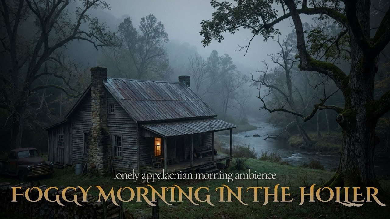 Foggy Morning in the Holler | Lonely Appalachian Ambience with Banjo ...