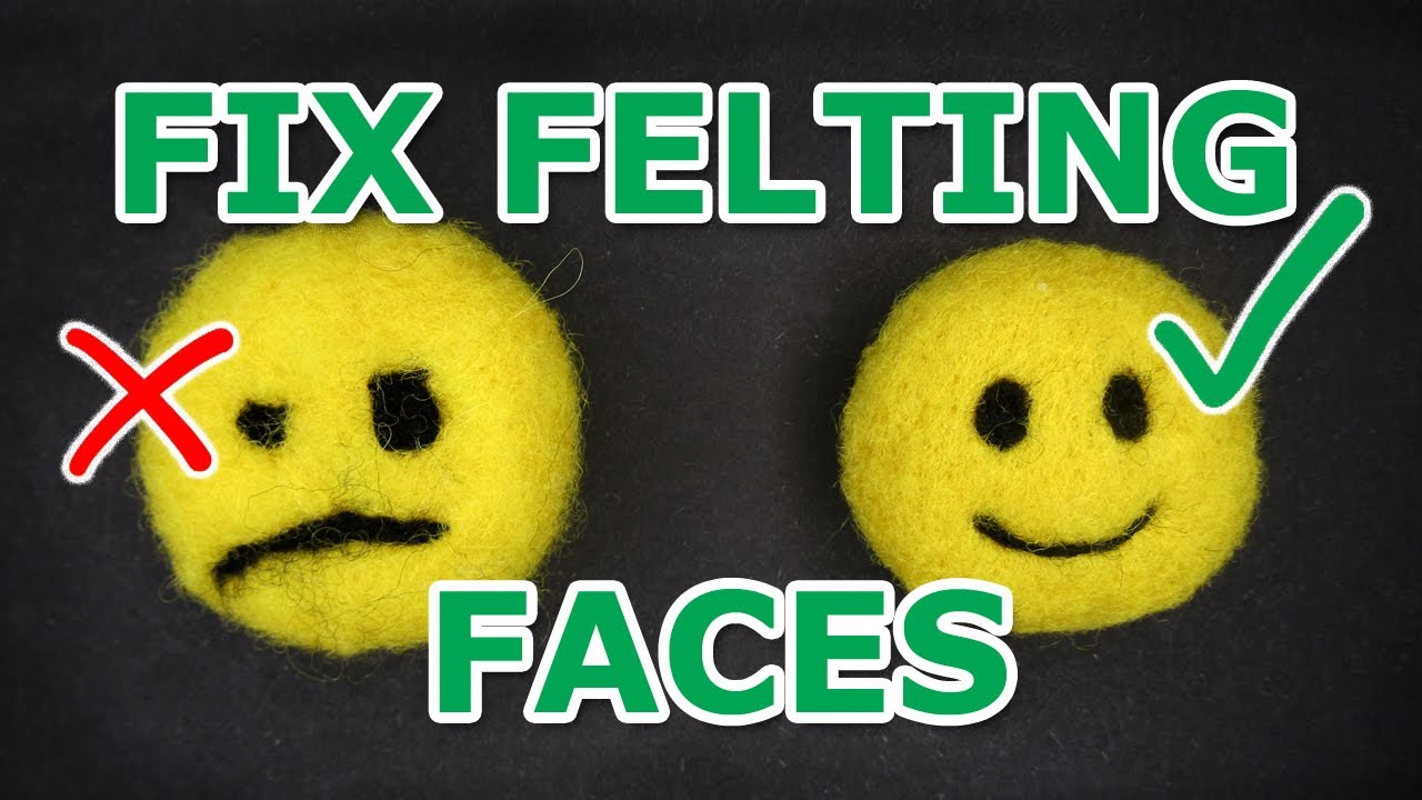 5 Tips on NEEDLE FELTING EYES, MOUTHS and FACES, a Beginner's Guide ...