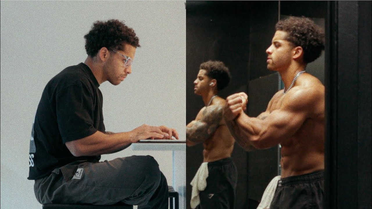 A DAY IN MY LIFE | Training, Eating, & Brand Building - YouTube