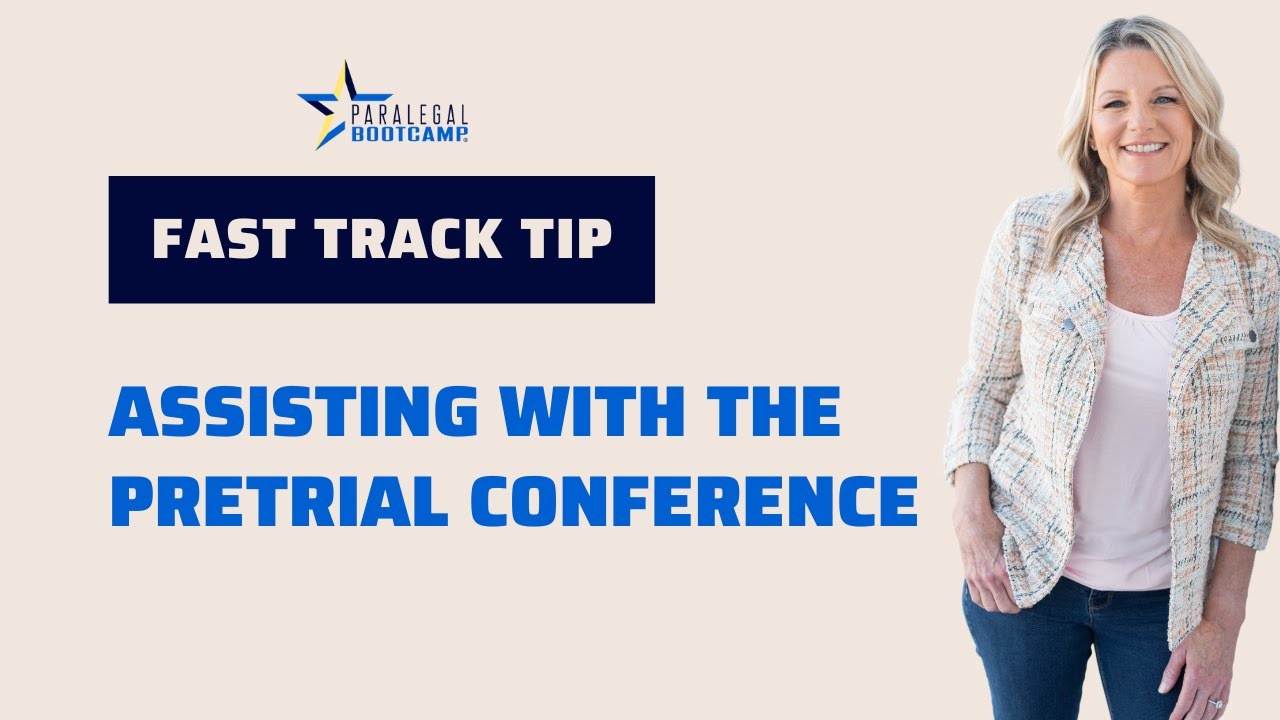 How to Assist in the Pretrial Conference - YouTube
