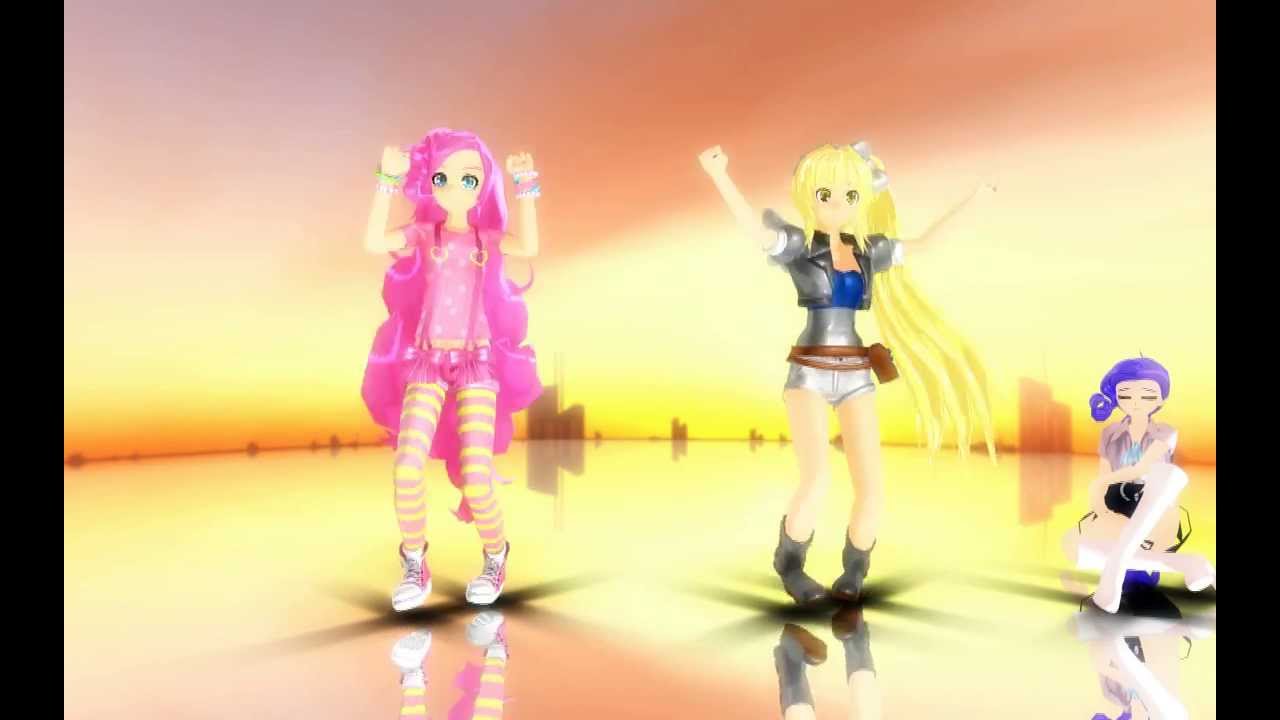 [MMD] MLP Do The Bunny Hop - YouTube