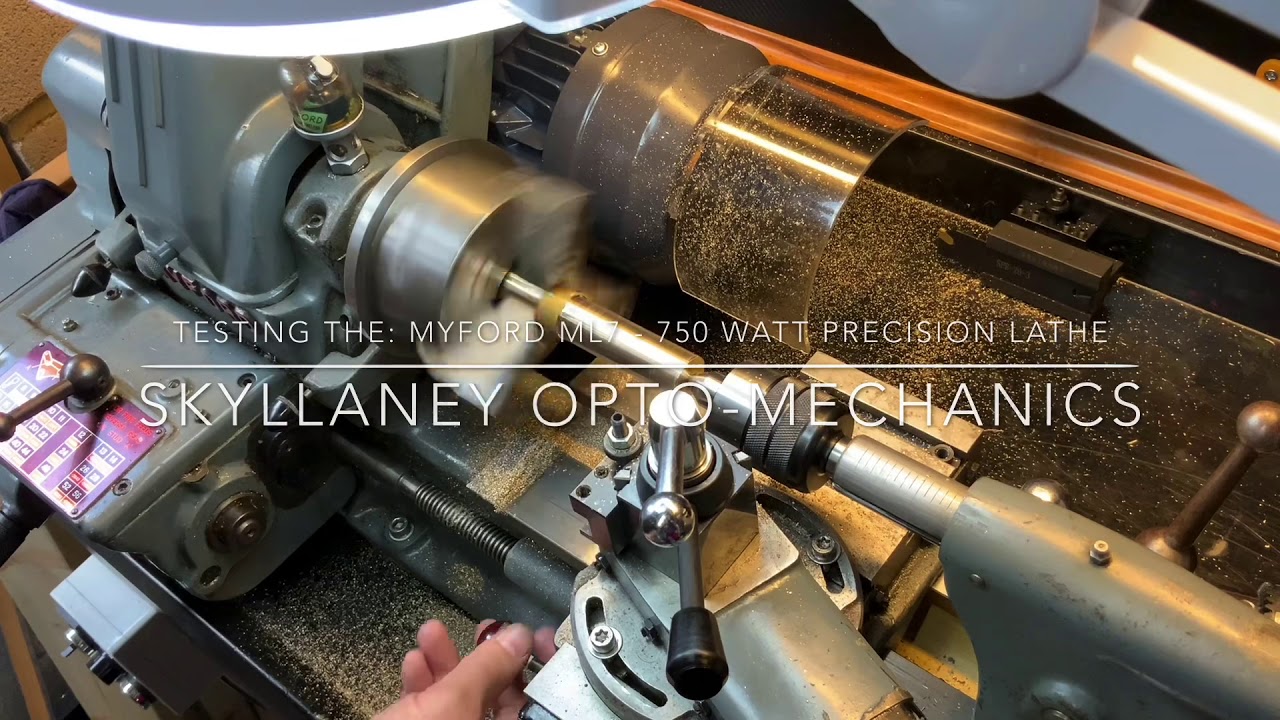 Testing the Myford ML7 Engineering Lathe - Upgraded with 750 watt motor ...