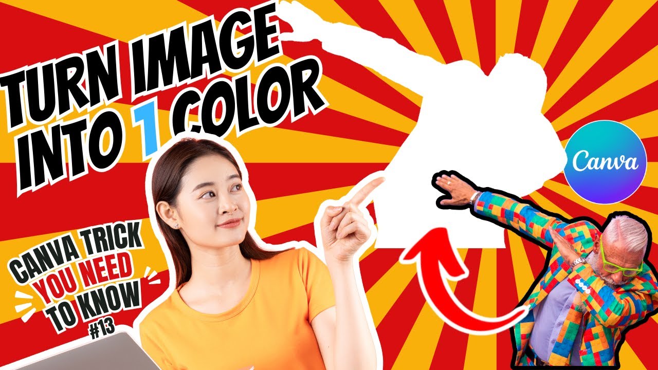 How to Change Color In Canva | Turn Colorful Image to a Single Color ...