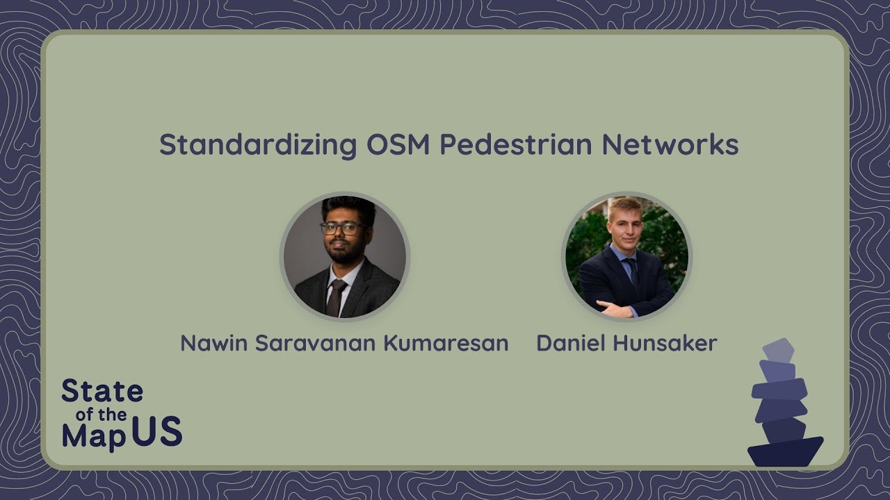Standardizing OpenStreetMap Pedestrian Networks – Nawin Kumaresan ...