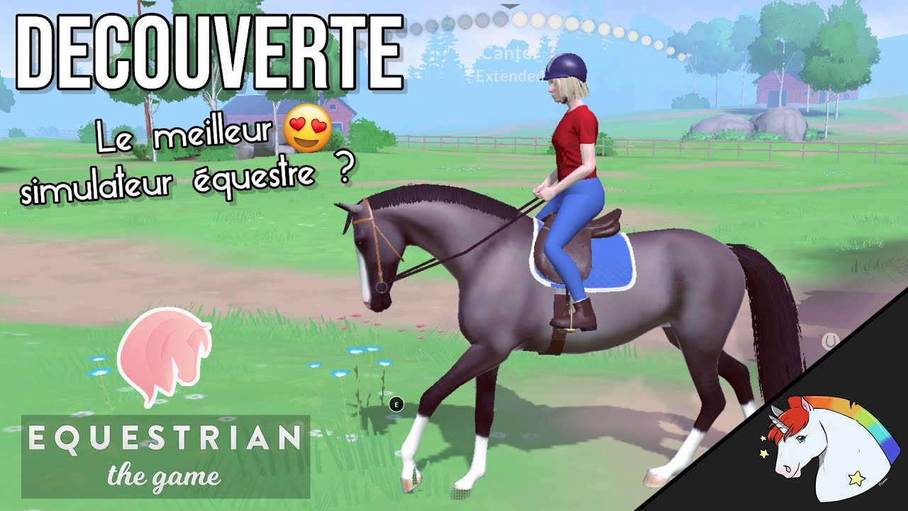 DECOUVERTE D'EQUESTRIAN THE GAME 😍 - YouTube