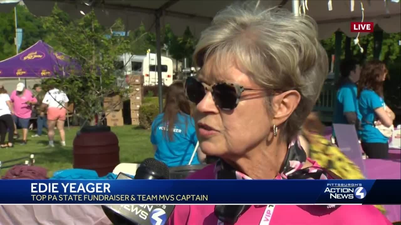 Edie Yeager 2023 More Than Pink Walk - YouTube