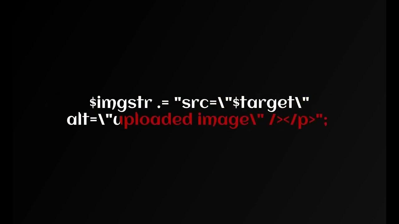 File Upload Script : File Upload . Form . PHP - YouTube
