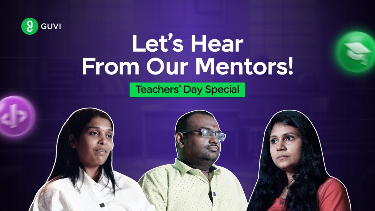 Stories from GUVI's Mentors | Happy Teachers' Day | GUVI - YouTube