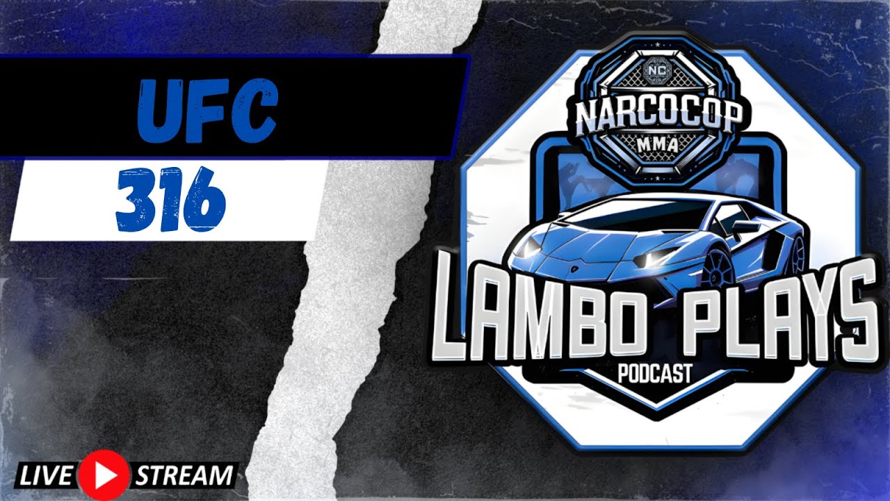 Lambo Plays Podcast Episode #136: UFC 316 Full Fight Breakdowns and ...