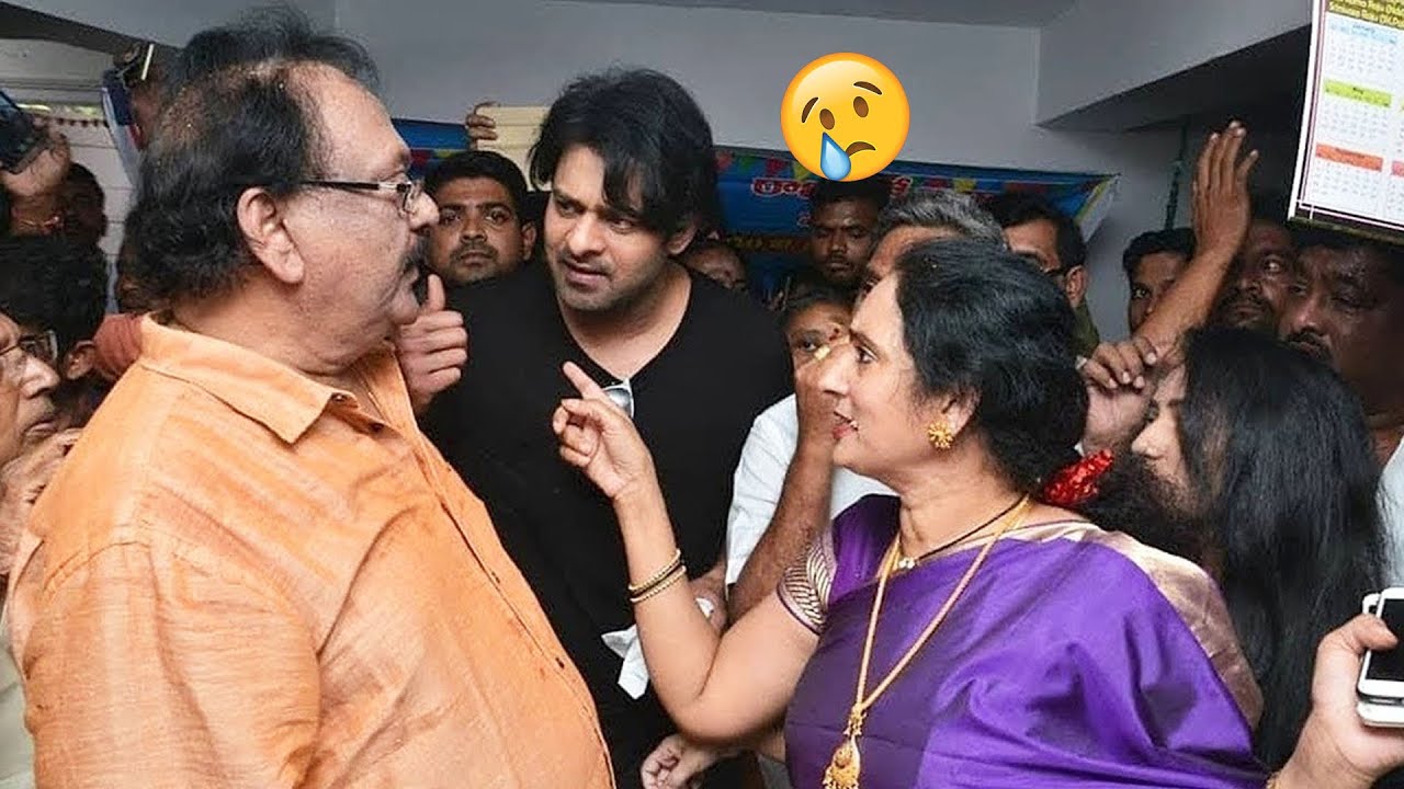 Prabhas With Krishnam Raju | Prabhas & Krishnam Raju Happy Moments | TT ...