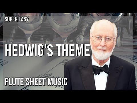 SUPER EASY Flute Sheet Music: How to play Hedwig's Theme (Harry Potter ...