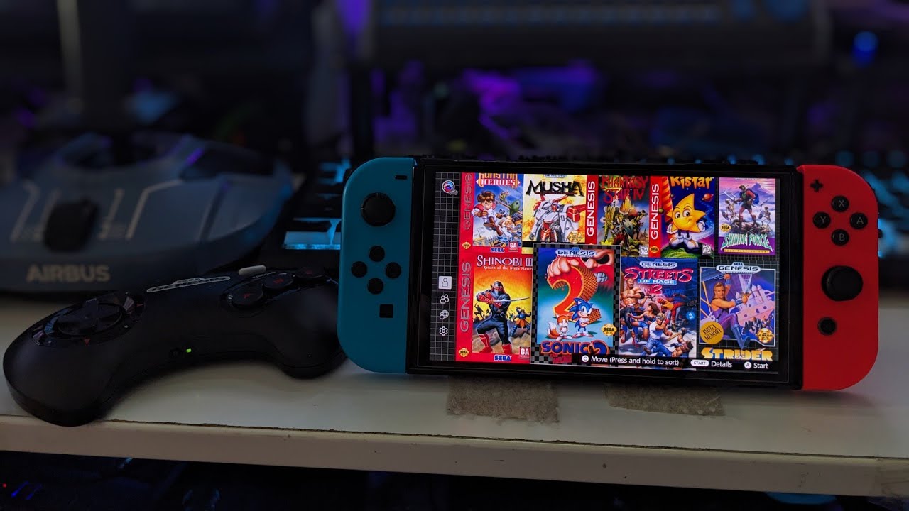 Nintendo Switch Online Sega Genesis Controller Unboxing and Play - YouTube