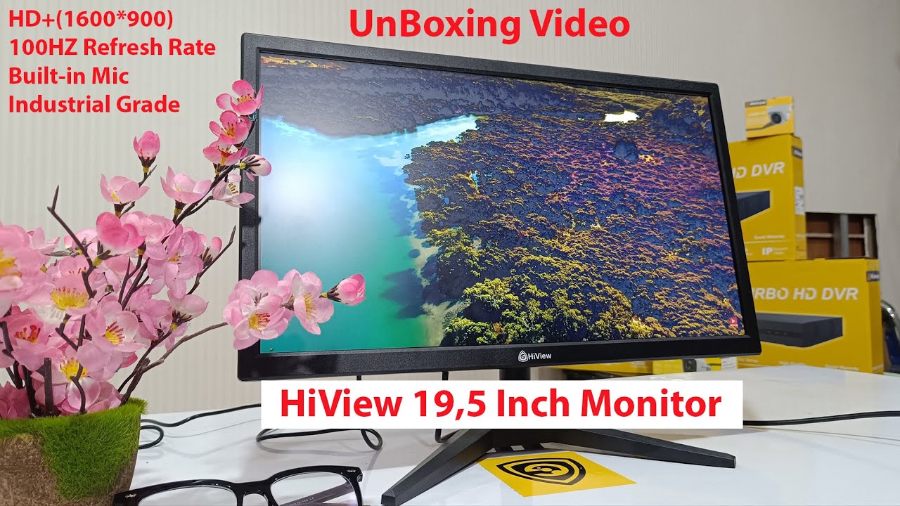Unboxing Hiview Monitor 19,5 Inch, 100Hz Refresh Rate, Gambar Terang ...