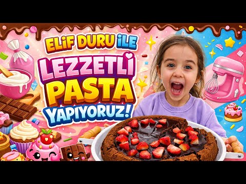 Çikolatalı Çilekli Pasta Macerası! | Elif Duru ile Pasta Yapımı #pasta #cake #challenge
