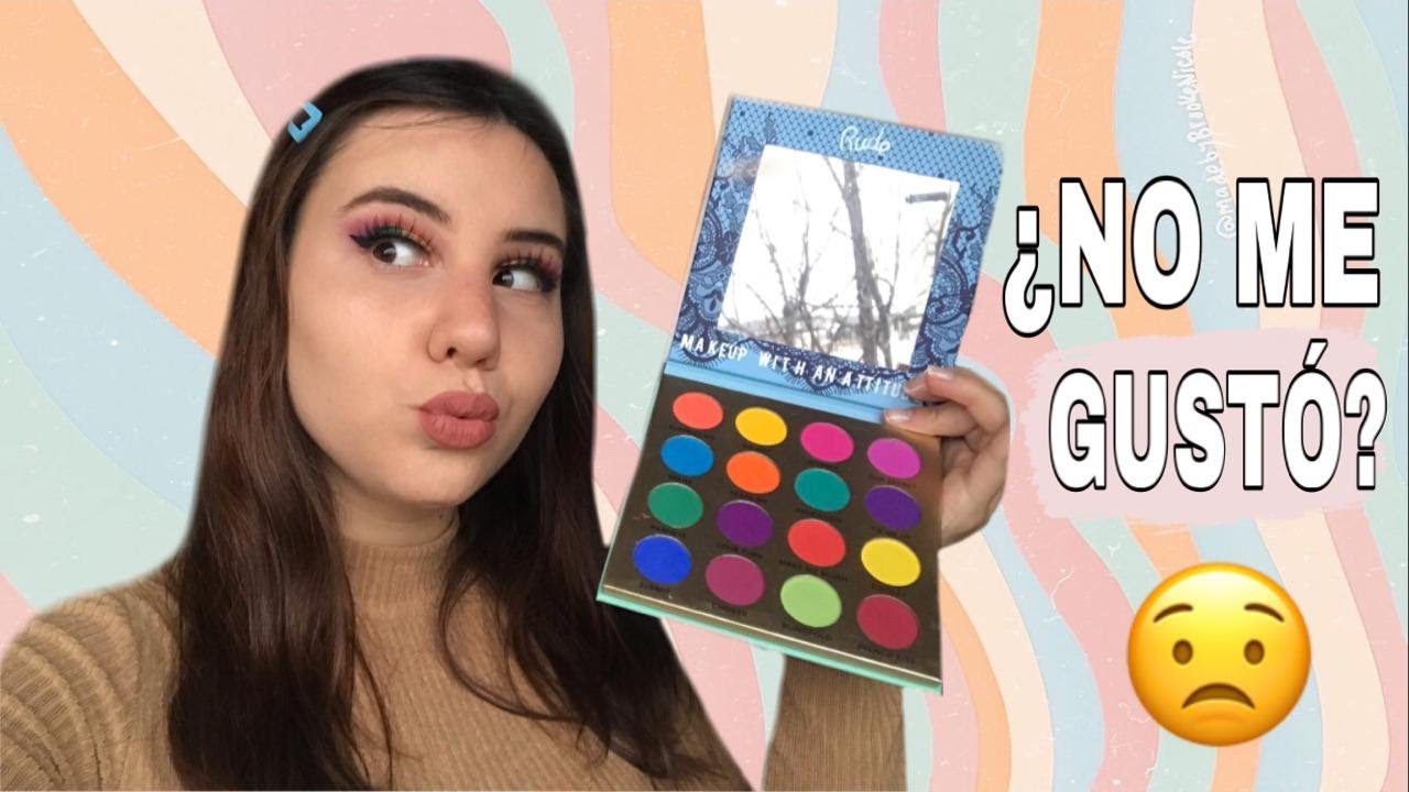 PRUEBO LA PALETA LENGERIE DE RUDE COSMETICS ¿BUENA BONITA Y BARATA O ...