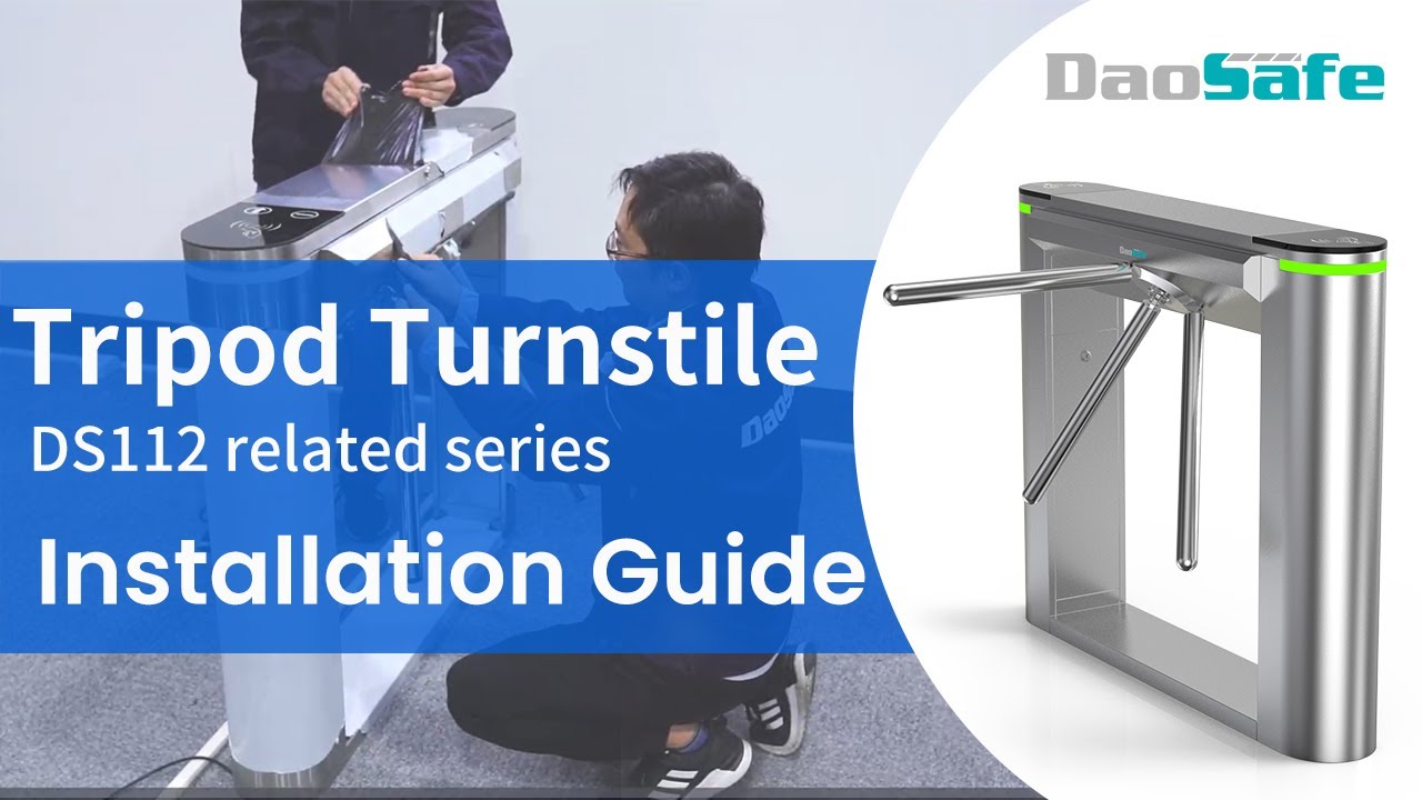 DAOSAFE: How To Install Tripod Turnstile? - YouTube