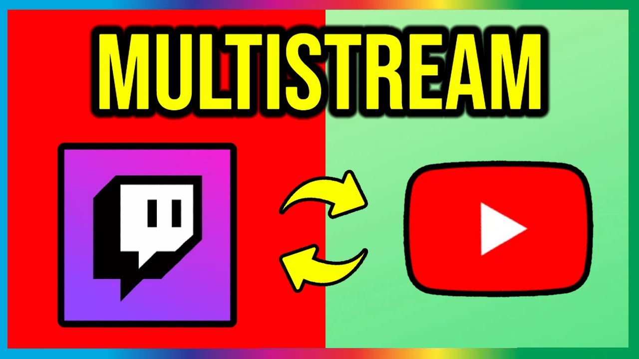 How to Multistream YouTube and Twitch (QUICK TUTORIAL) - YouTube