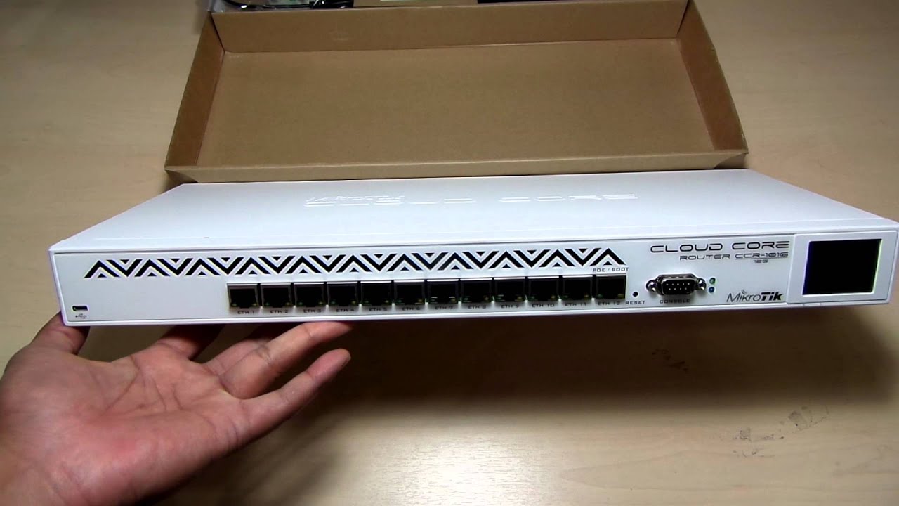 SYS2U.COM - แกะกล่อง MikroTik CCR1016-12G - 16-Core Super Fast Router ...