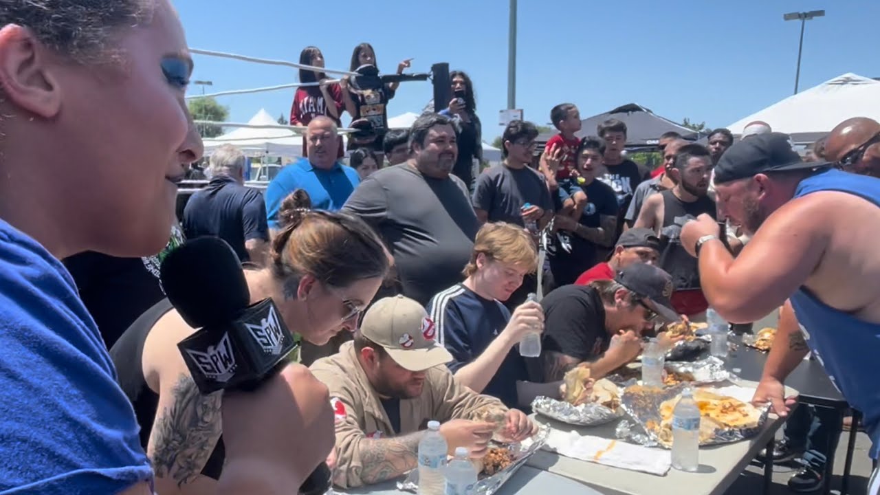 Collectible Stampede Burrito Eating Contest Indy Wrestling! SPW ...