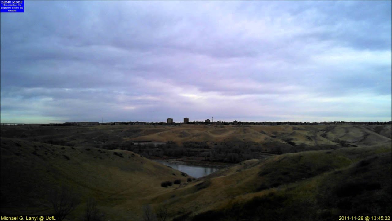 2011-11-28 City of Lethbridge Alberta Canada - Skyline across Oldman ...