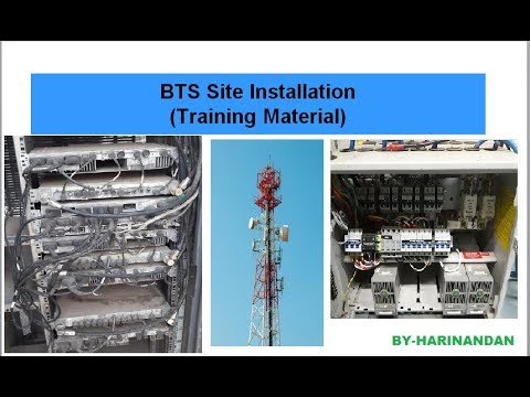 BTS site installation - YouTube