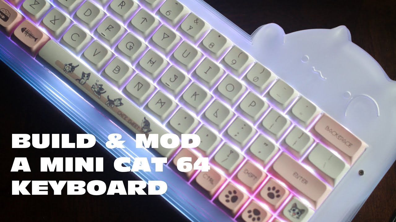 Build and mod a Mini Cat 64 with me: $75 DIY kit with QMK/VIA! - YouTube