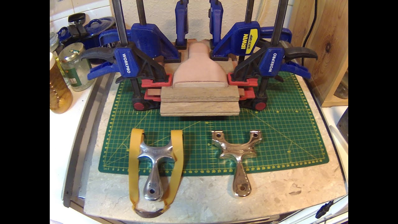 Leather Wet forming . For My Slingshot Case. I Made The Wood Jig For ...