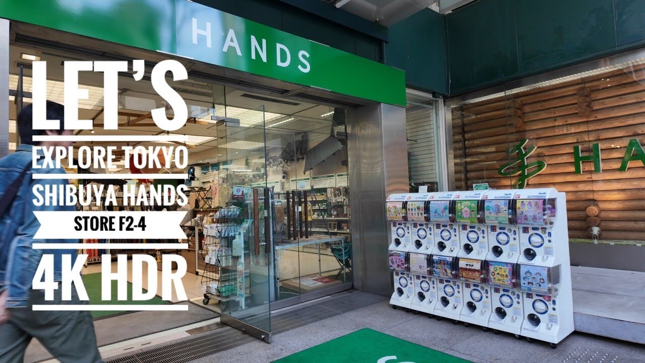 Let's Explore Tokyo! Shibuya HANDS Flagship Store Tour Floors 2-4 in 4K ...