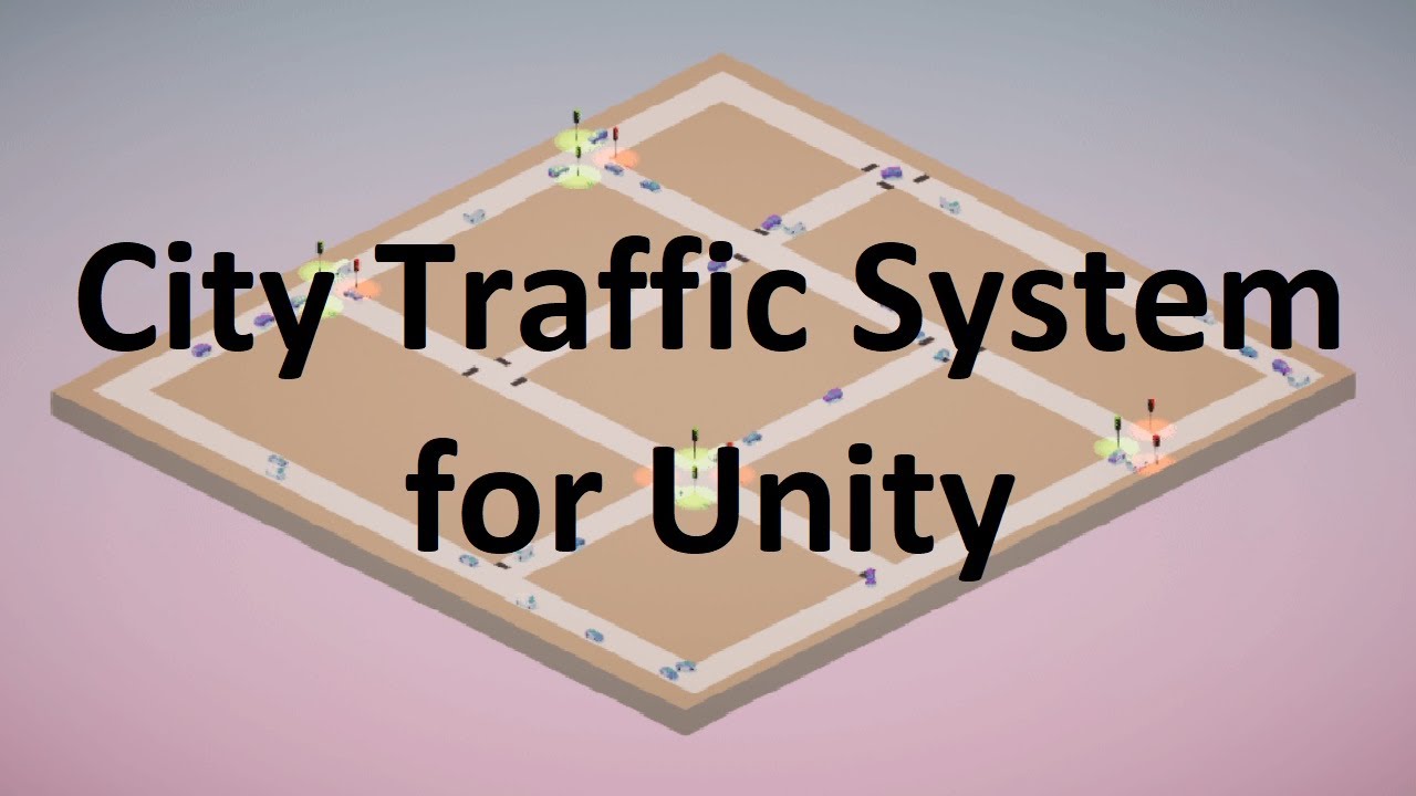 City traffic system for Unity - YouTube
