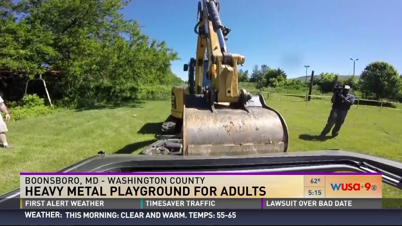 Heavy Metal Playground Opens in Northern Maryland - YouTube