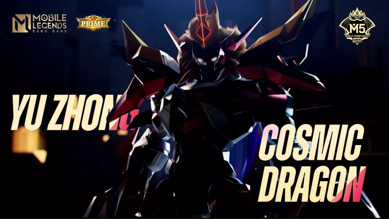 YU ZHONG "COSMIC DRAGON" Skin Gameplay! - Mobile Legends: Bang Bang ...