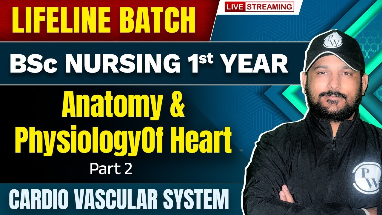Anatomy & Physiology Of Heart | Cardio Vascular System | BSc Nursing ...