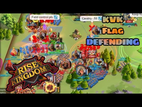 Flag Defending in KvK in Rise of Kingdoms. Reports with Jadwiga and ...