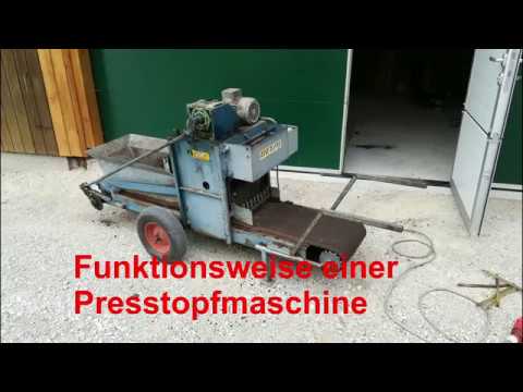 Presstopfmaschine - YouTube