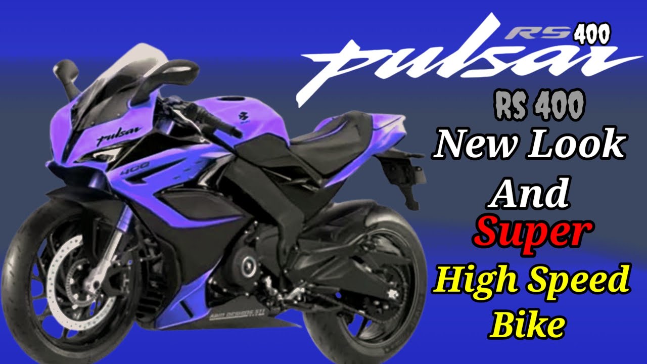 Bajaj Pulsar Rs 400 || New Look And Super High Speed Bike || Pulsar 400 ...