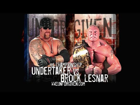 Story of Brock Lesnar vs. The Undertaker | Unforgiven 2002