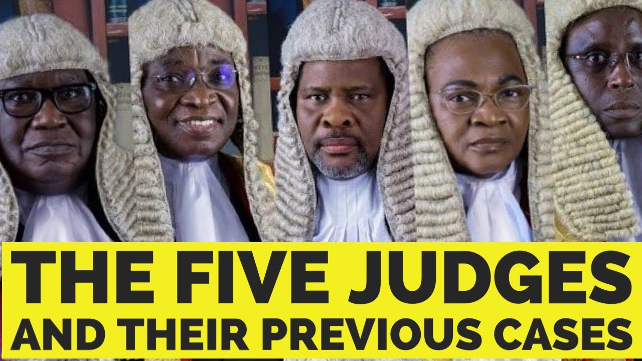 BREAKING!! Meet the 5 Judges set to deliver judgment on Peter Obi and ...