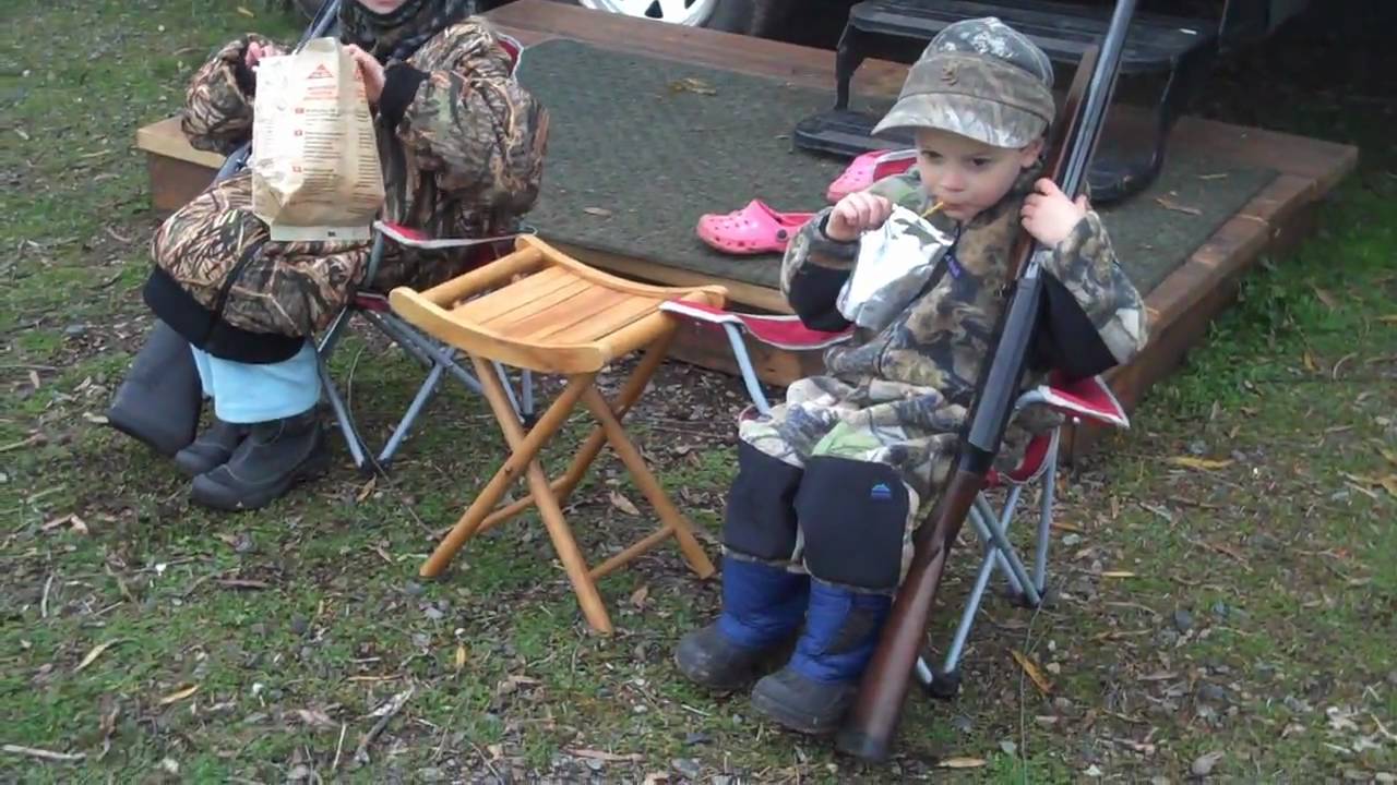My kid's first hunt together - YouTube