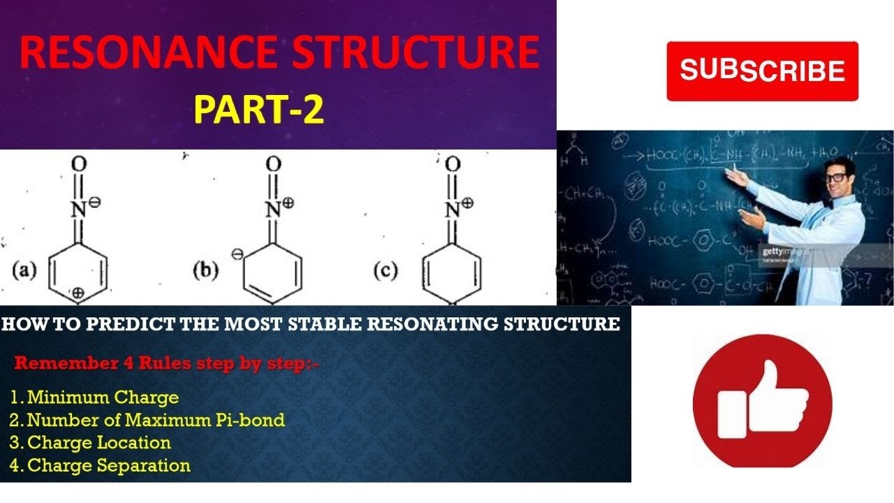 RESONANCE STRUCTURE QUESTIONS. PART-2 GENERAL ORGANIC CHEMISTRY. - YouTube