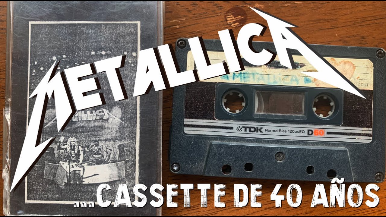 CASSETTE TDK 1985 METALLICA (Música a otro nivel, Radio Tiempo, Jorge ...
