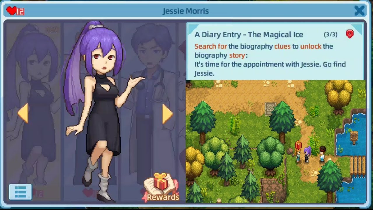 HARVEST TOWN, Jessie Morris Biography2, A Diary Entry-The Magical Ice ...