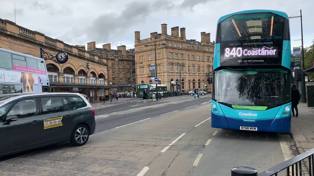Coastliner Bus 3629 At York On 840 From Whitby To Tadcaster - YouTube