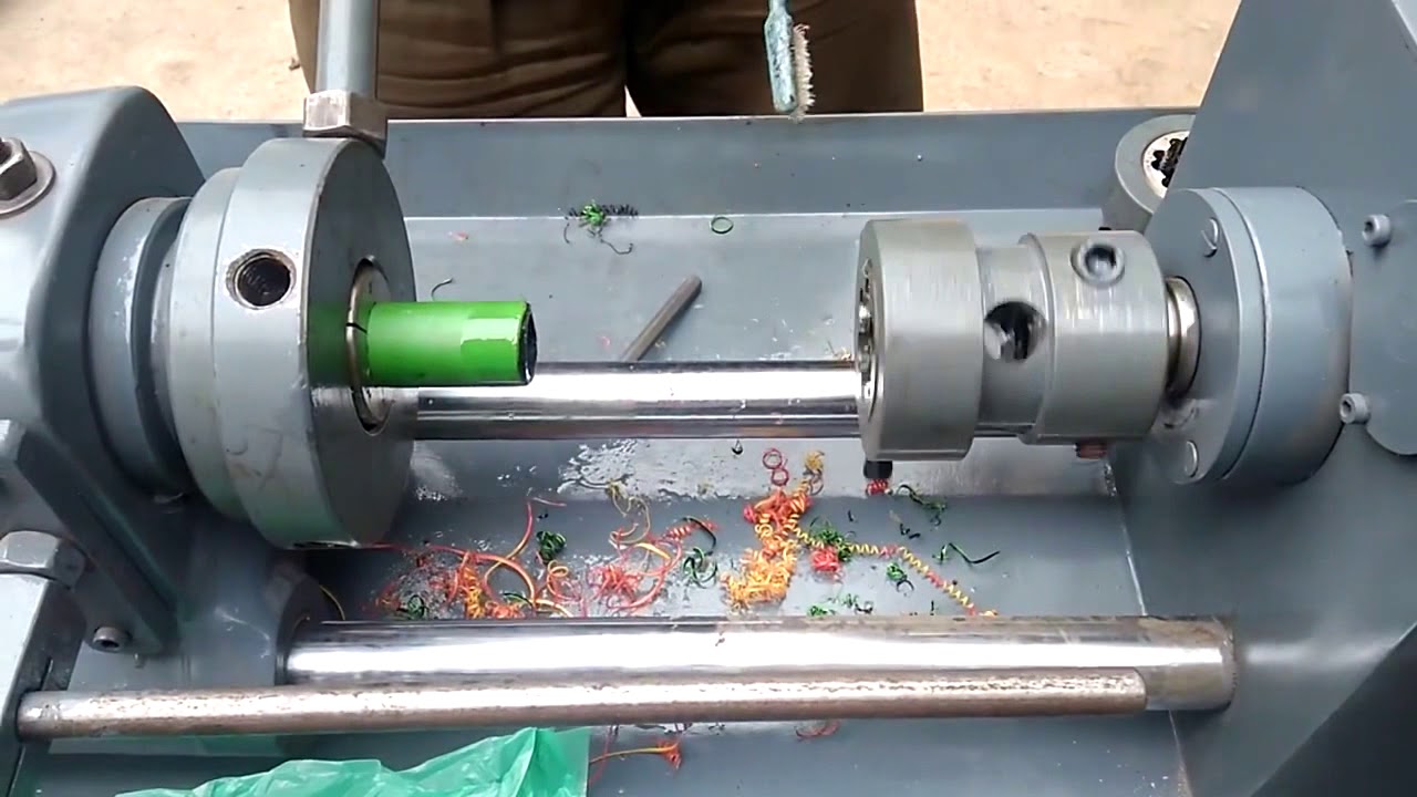 PVC Pipe Threading Machine - 9810260682 - YouTube