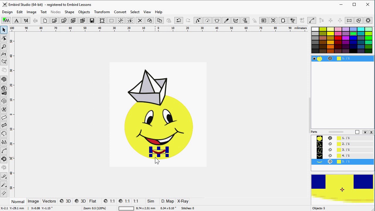 Machine Embroidery Digitizing - How to use the Trace Tool in Embird ...