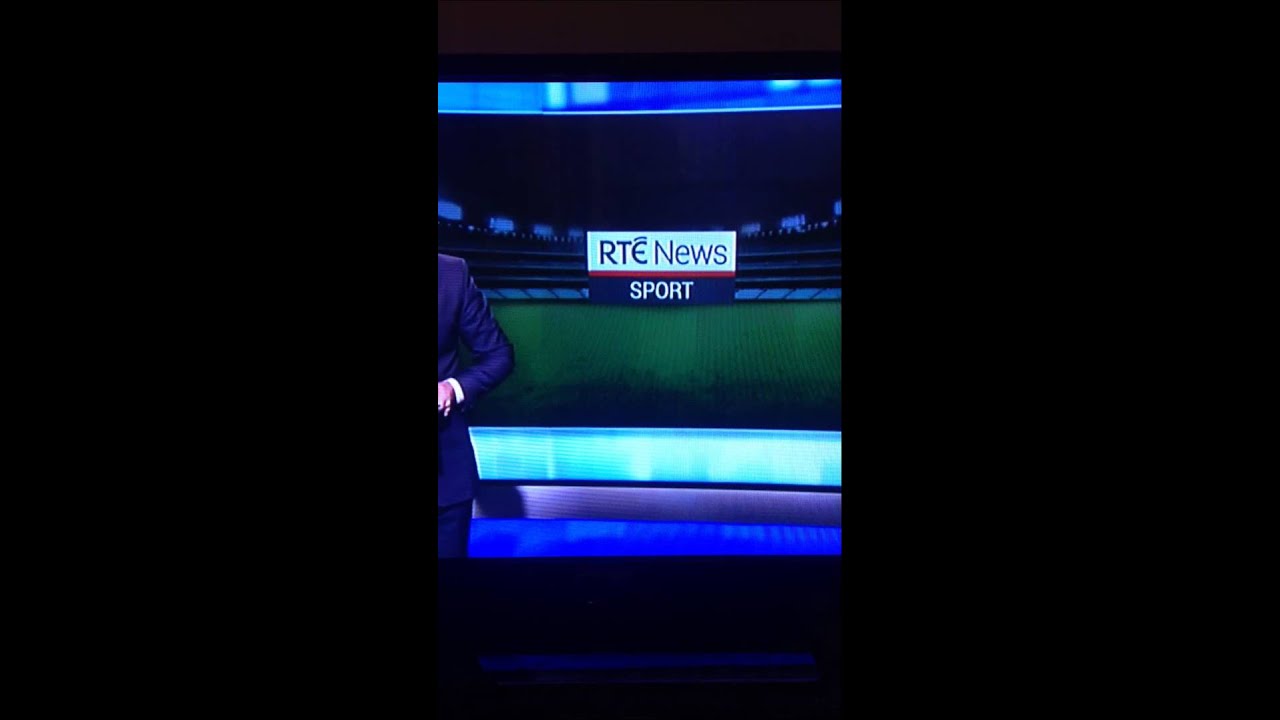 RTE Sports Reporter hides under a table at Stephanie Roach party - YouTube