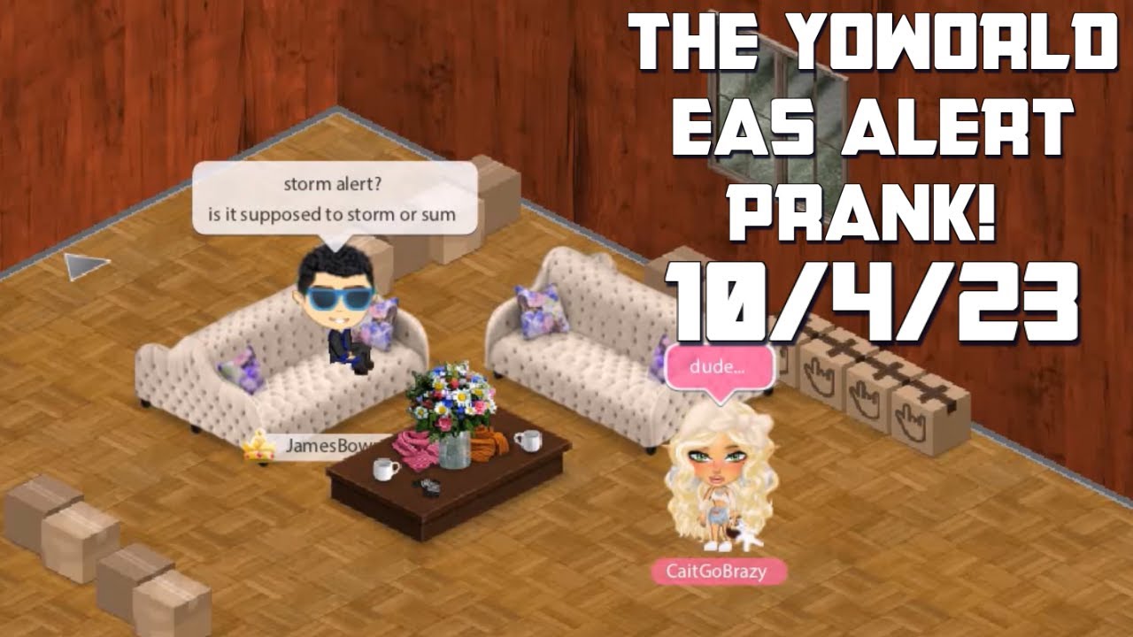 THE YOWORLD EAS ALERT PRANK! **OCTOBER 4TH 2023** - YouTube