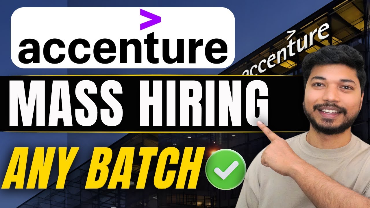 Accenture ASE Hiring 2025 🚨 Off Campus Drive | Any Year Passout Till ...