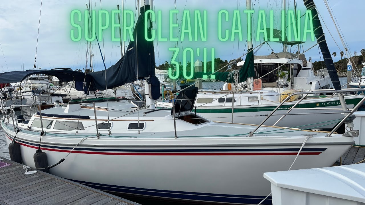 Super Clean 1989 Catalina 30' Virtual Tour!! - YouTube
